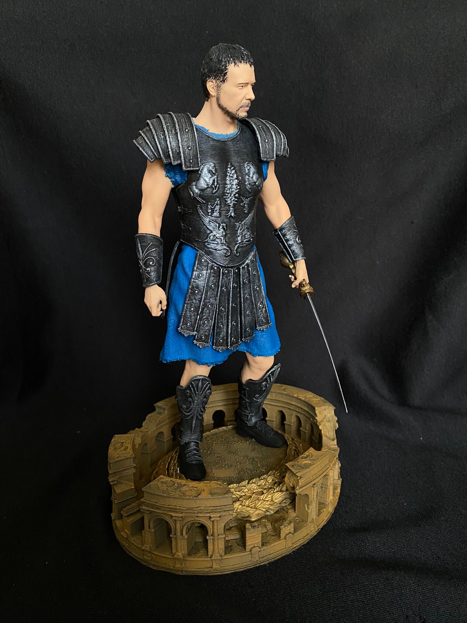 The Gladiator General Maximus Statue | Russell Crowe Sculpture | 3d ...