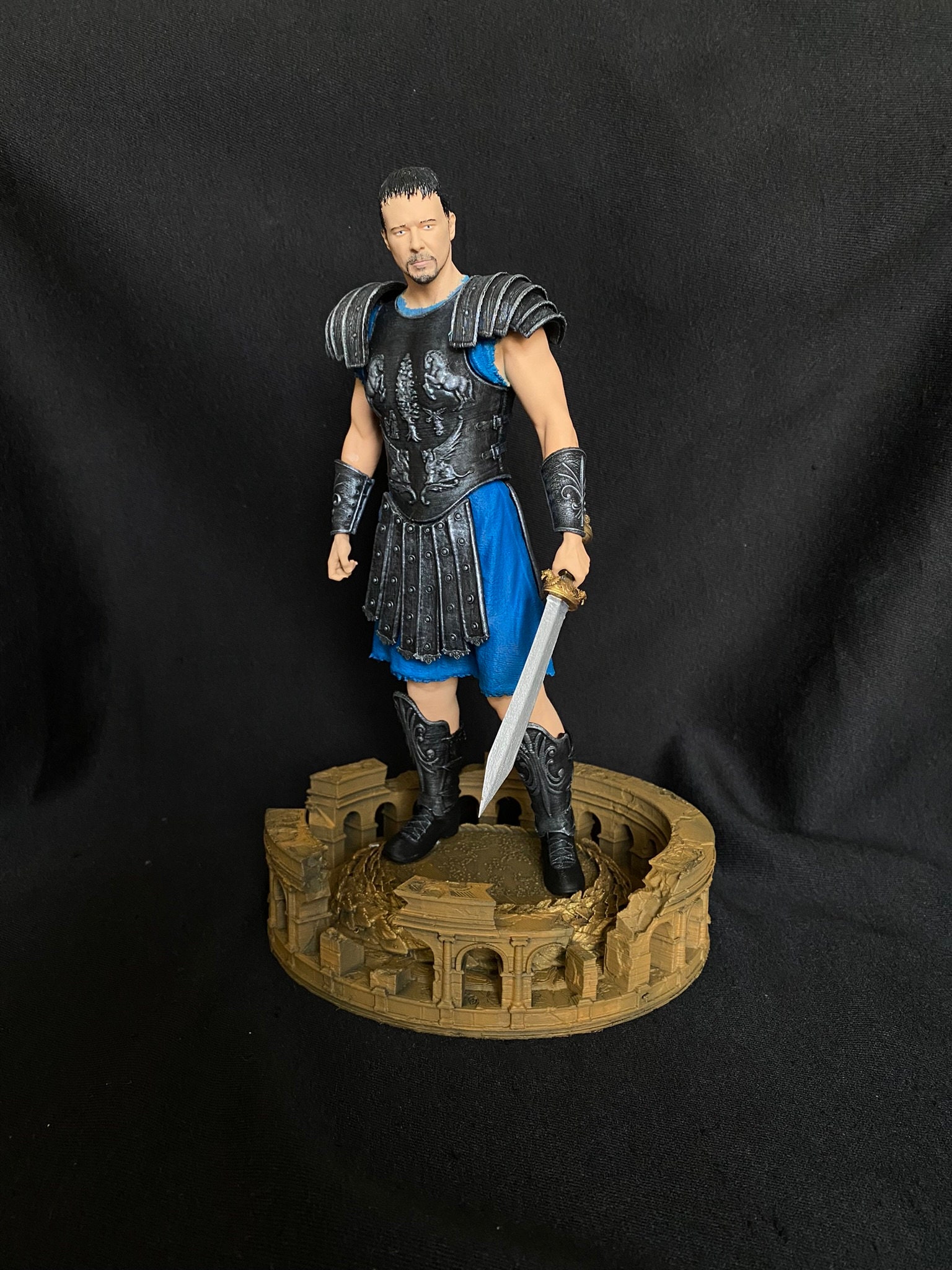 The Gladiator General Maximus Statue Russell Crowe Sculpture 3d ...