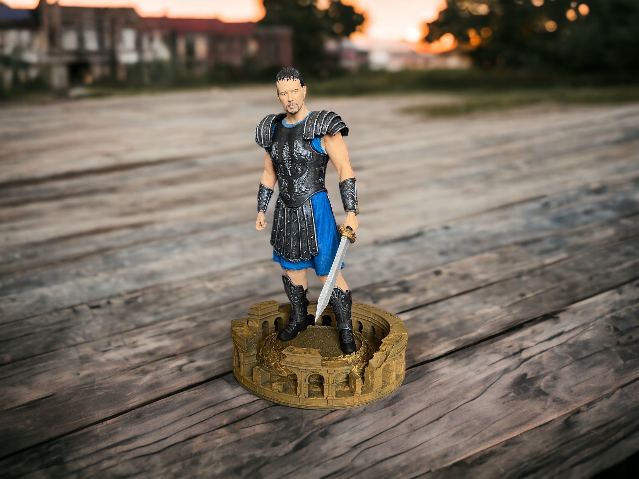 The Gladiator General Maximus Statue | Russell Crowe Sculpture | 3d ...