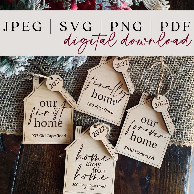 First Home Svg - Etsy