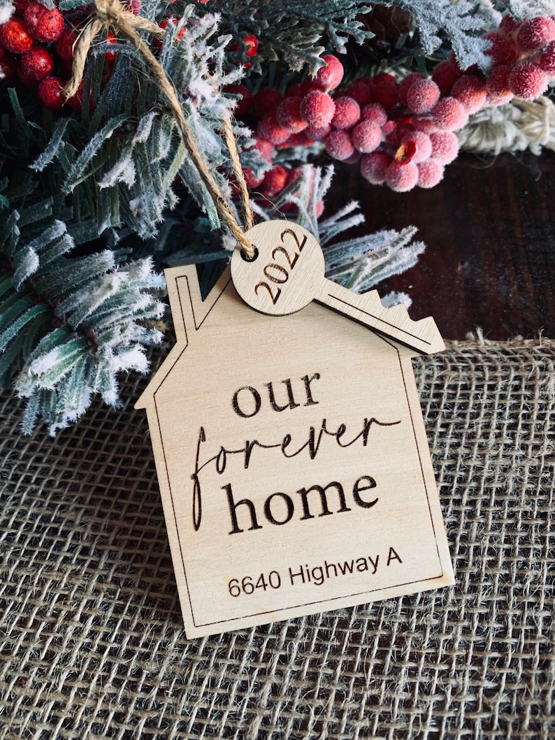 Home Ornaments SVG Our First Home Our Forever Home Home - Etsy