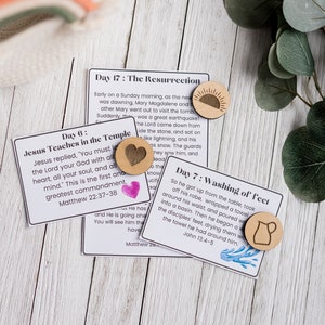 Easter Countdown Tokens SVG - Easter Egg Tokens SVG - Easter Bible ...