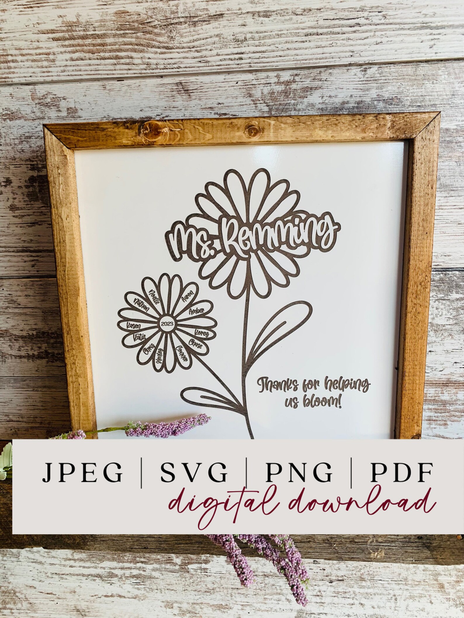 Thanks for Helping Us Bloom SVG - Teacher Appreciation SVG - Teacher ...