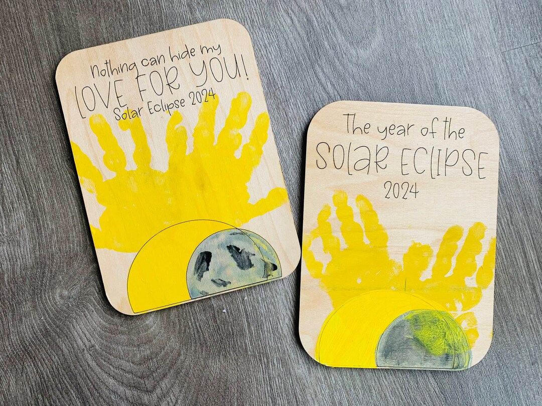 Nothing Can Hide My Love for You Handprint Keepsake SVG - Solar Eclipse ...