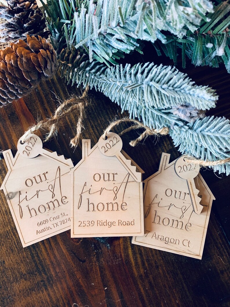 Home Ornaments SVG Our First Home Our Forever Home Home - Etsy