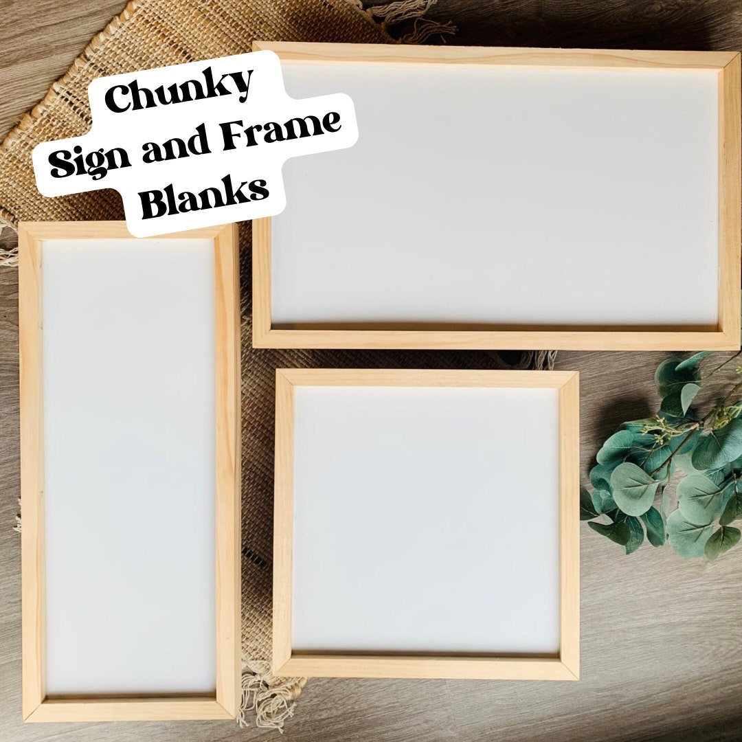Chunky Whiteboard Signs & Frame Blanks - Set of 5 Frames - Sign Blanks ...