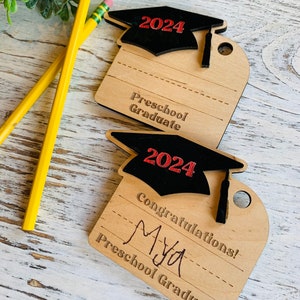 Preschool and Kindergarten Graduation Ornament SVG - 2024 Graduation ...
