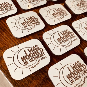 I Was Mooned Magnets SVG - All Path of Totality States - Solar Eclipse ...