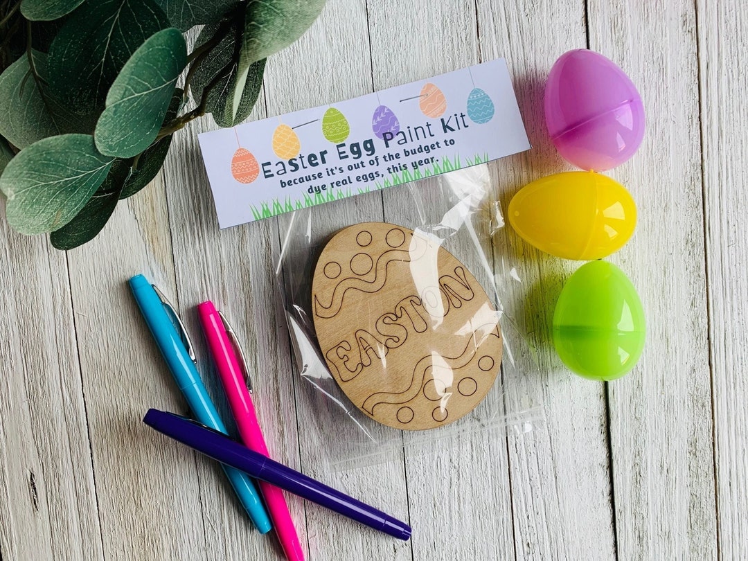 Easter Egg Paint Kit SVG - Laser Ready File - Kids Paint Kit SVG ...