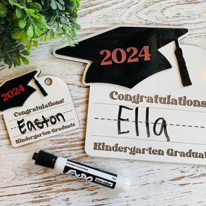 Preschool and Kindergarten Graduation Ornament SVG - 2024 Graduation ...