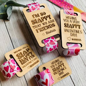 Slap Bracelet Valentine's Day SVG - Laser Ready Valentine - Wood ...