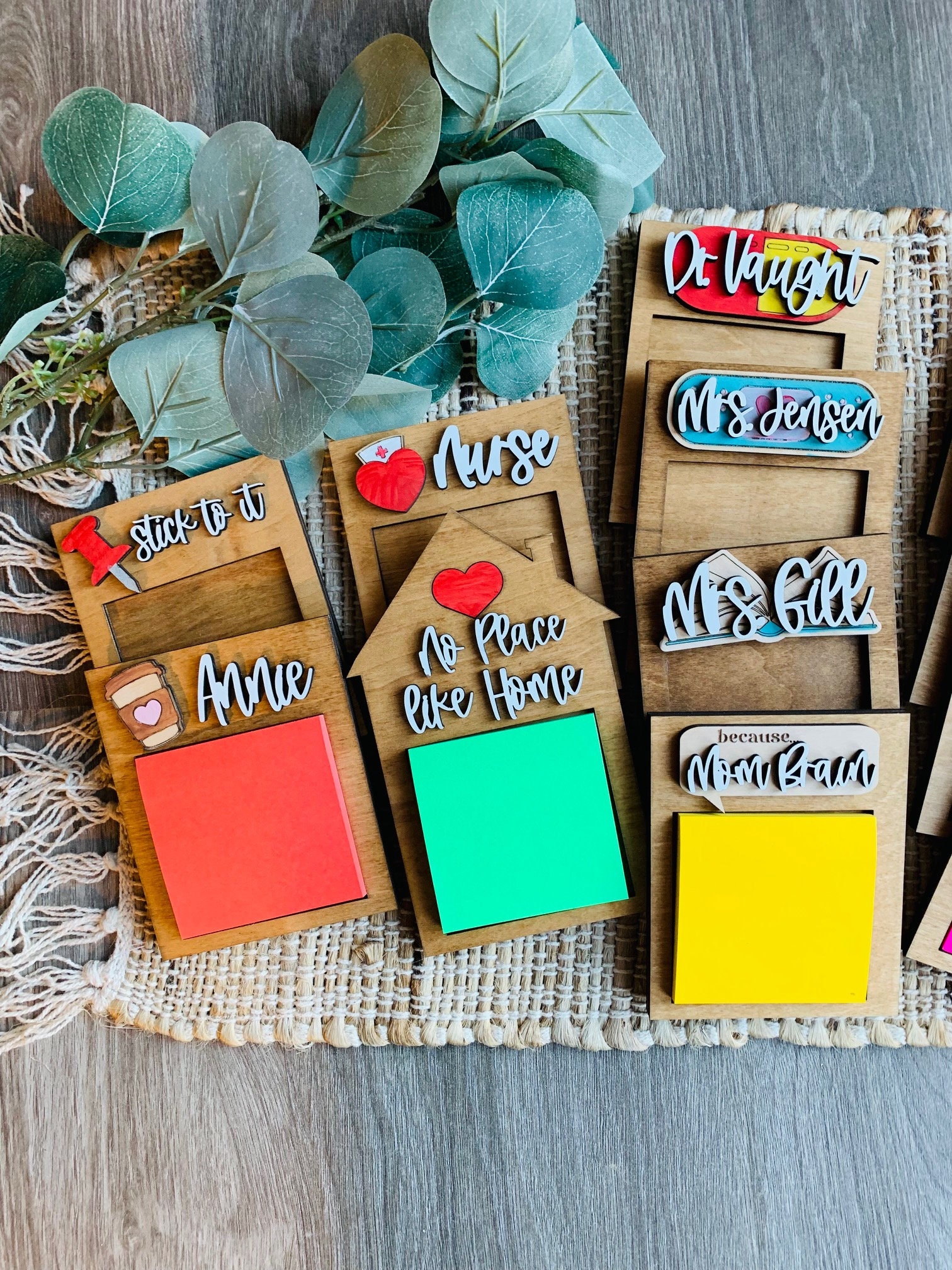 Sticky Note Pad Holder SVG Bundle of 16 Note Pad Holders SVG - Etsy Canada
