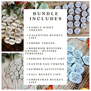 Full Year Bundle of Activity Tokens SVG - Bundle of 10 - Laser Cut ...