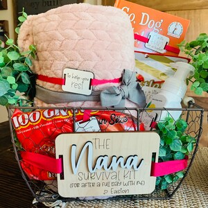 Grandparents Survival Kit Gift Tags SVG - Mother's Day SVG - Father's ...