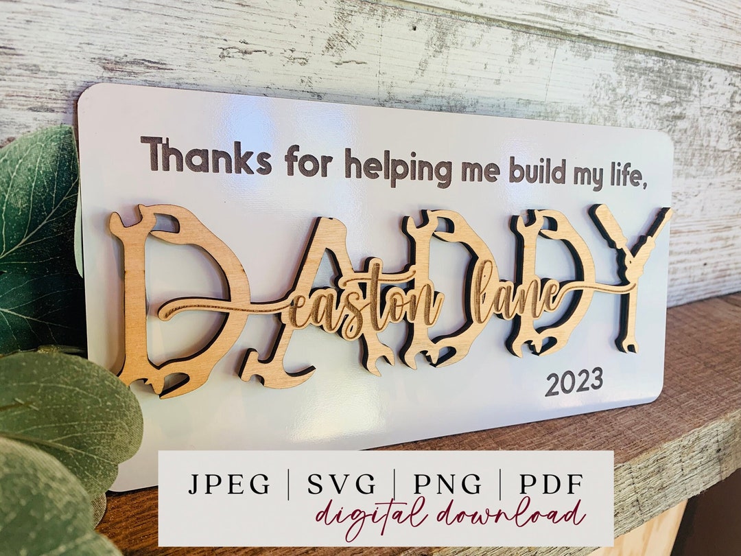 Tool Letters Father's Day SVG - Father's Day Gifts - Father's Day SVG ...