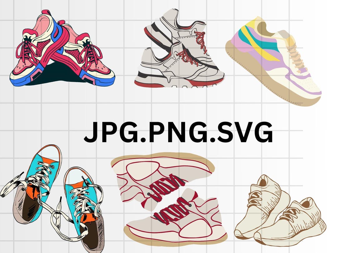 SNEAKER SHOE SVG\ Sneaker Shoe Svg Cut Files for Cricut\ Sneaker Shoe ...