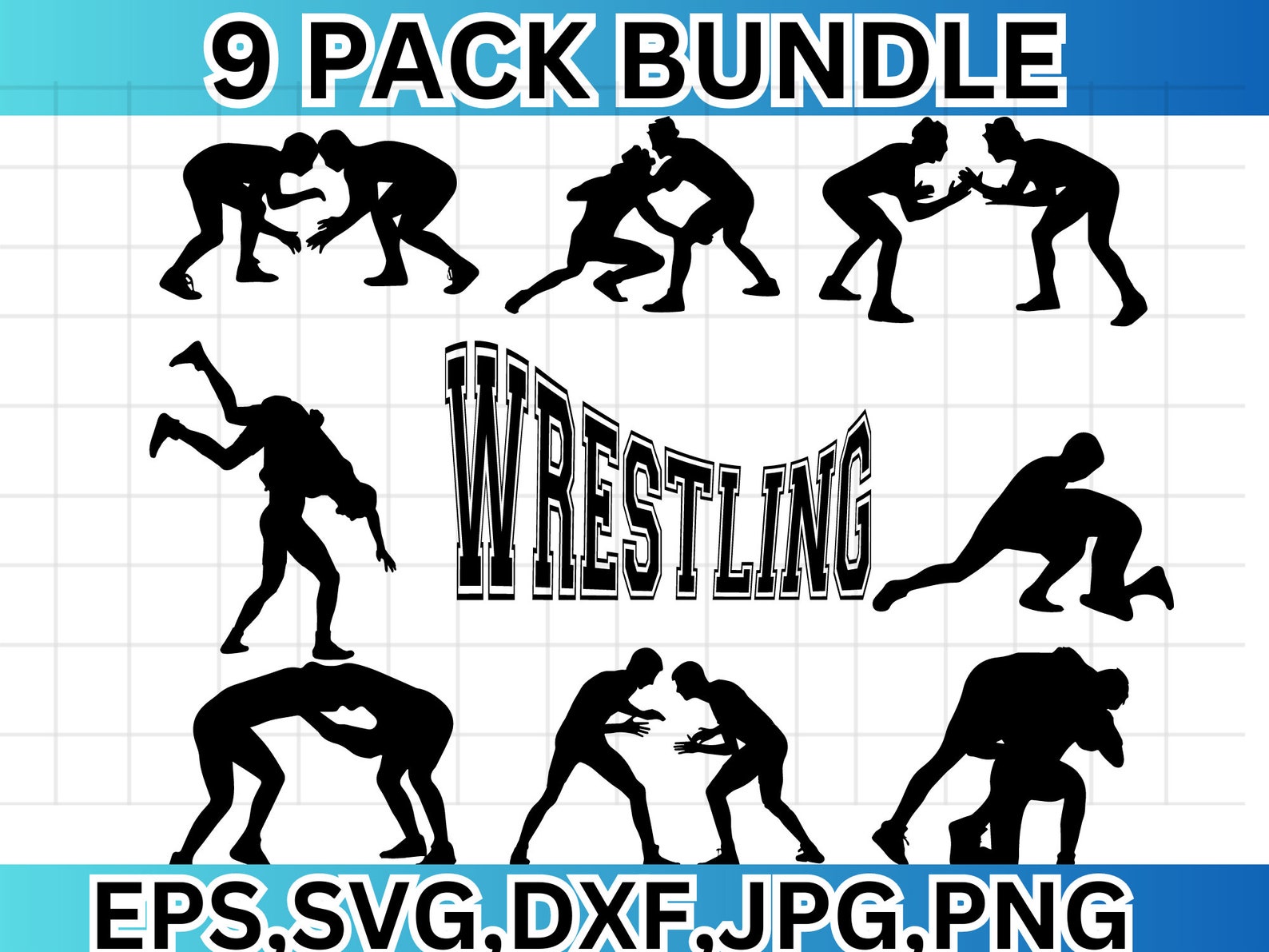 Wrestling SVG Wrestler Svg Wrestling Clipart SVG Wrestling Cut Files Wrestling Cricut Wrestling ...