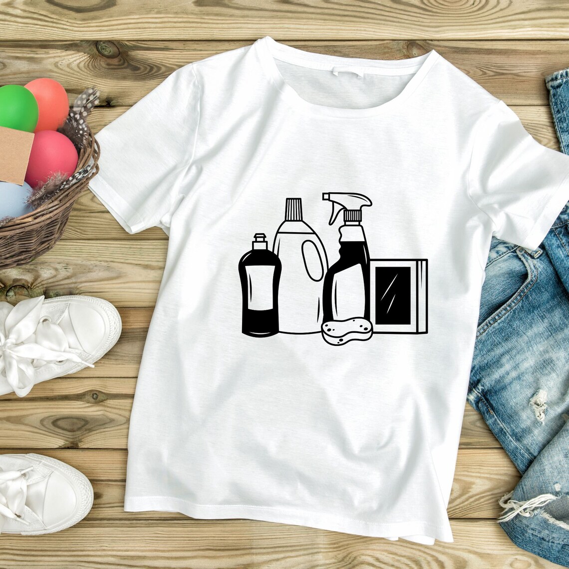 Cleaning Products Svg\ Sponge Svg\ Bucket Svg\ Cleaning Clipart ...