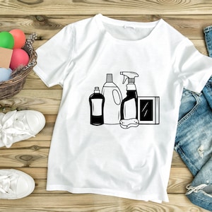 Cleaning Products Svg\ Sponge Svg\ Bucket Svg\ Cleaning Clipart ...