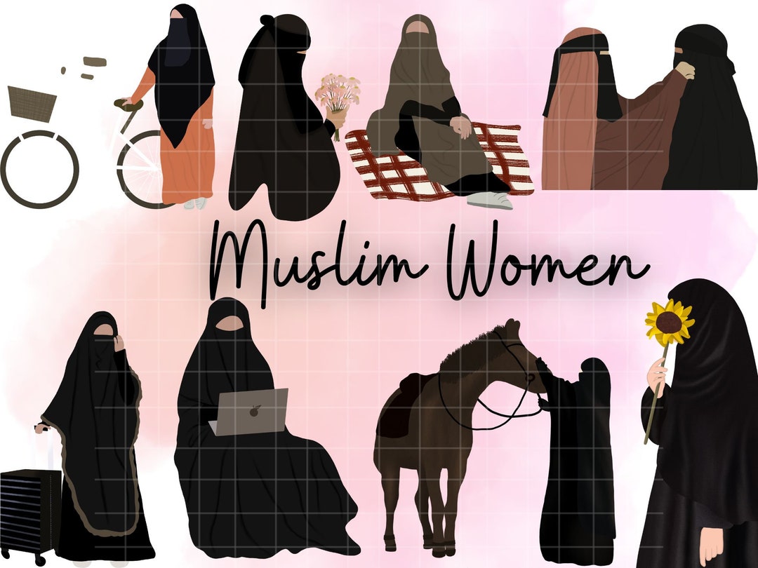 Muslim Hijabi Girl\ Islamic Digital Planner Sticker\ Cute Kids\ Muslim ...