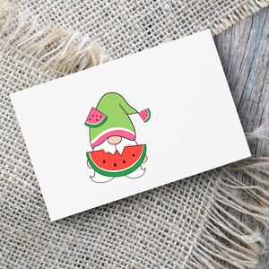 Watermelon Gnome Clipart\ Summer Gnomes Clipart\ Summer Fruit Clipart ...