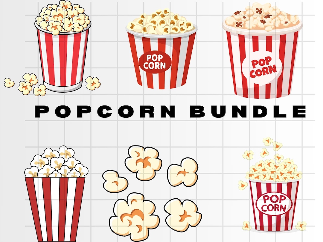 Popcorn Svg\ Popcorn Png\ Pop Corn Svg\ Popcorn Cut File\ Popcorn Clip ...