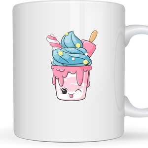 Kawaii Cute Ice Cream PNG Bundle\ Kawaii Ice Cream and Lollies Clipart ...