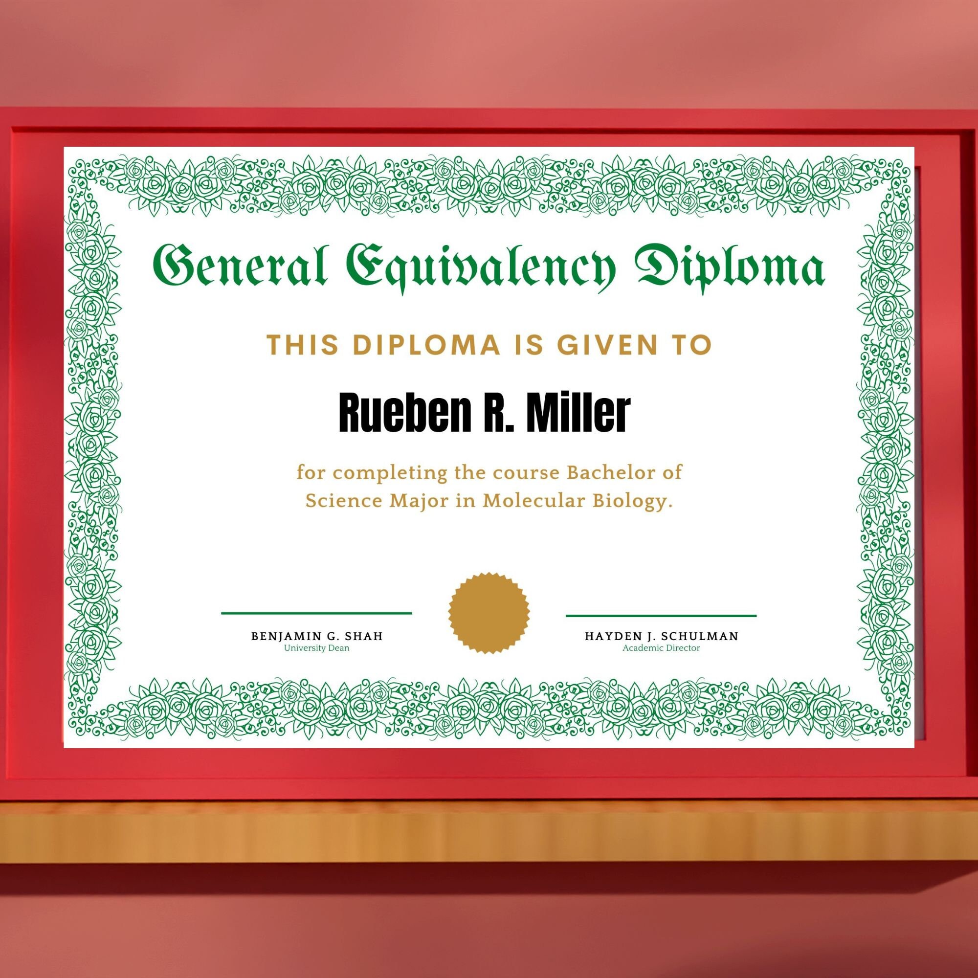 Editable High School Diploma Template General Equivalency Diploma ... Editable High School Diploma Template General Equivalency Diploma ...