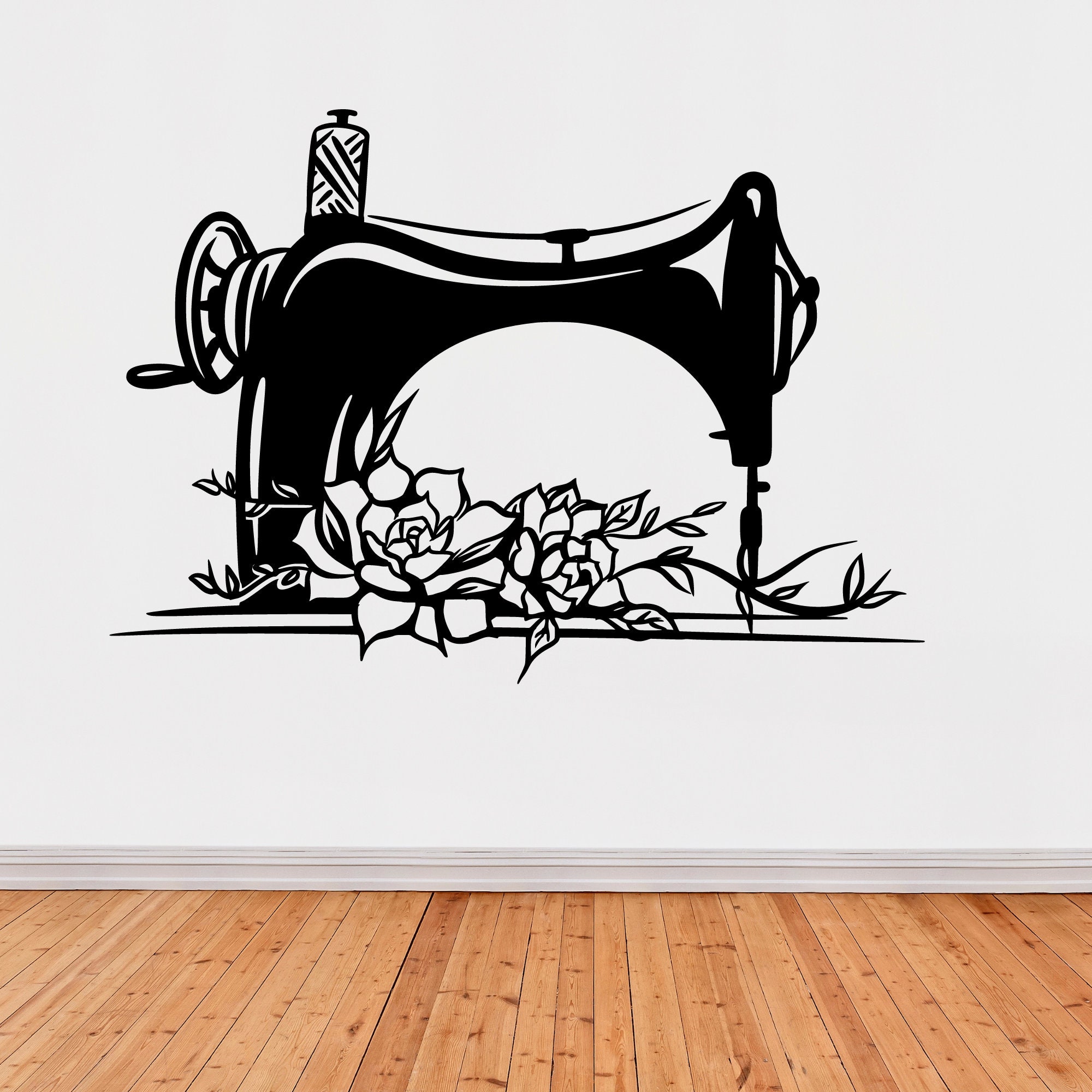 Sewing Svg Bundle Floral Sewing Machine Svg Floral Scissors - Etsy