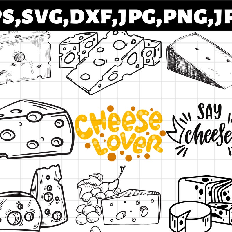 Cheese Svg - Etsy