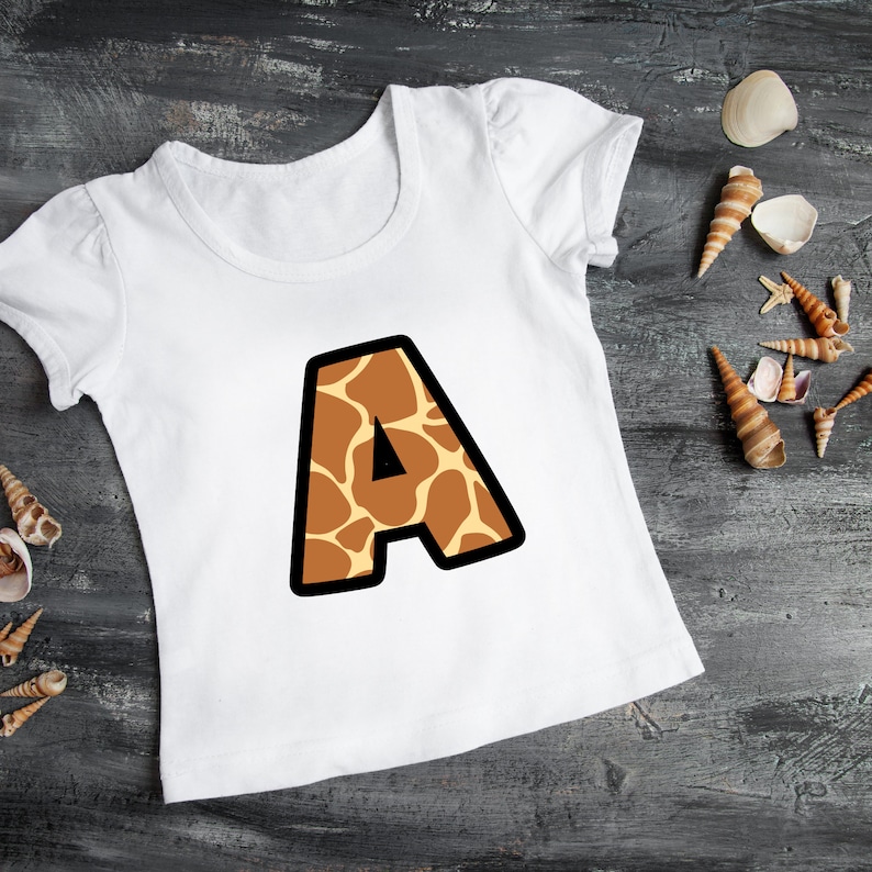 Giraffe Alphabet Svg\ Animal Font Svg\ Giraffe Font Svg Png\ Letters ...