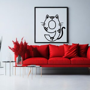 Cat Birthday Numbers\ Birthday SVG\ Ages Kitty\ Cut Files Party\ Kitten ...