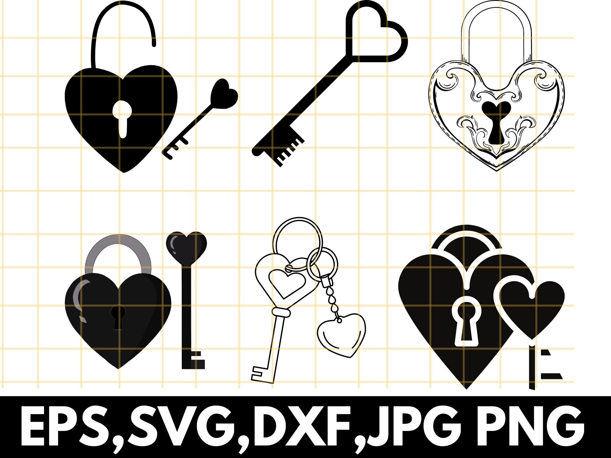 Heart Lock Clip Art