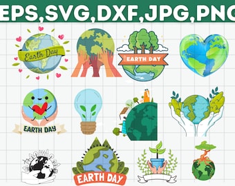 Earth Day SVG Bundle, Earth SVG, Recycle SVG, Earth Day 2024 Quotes ...