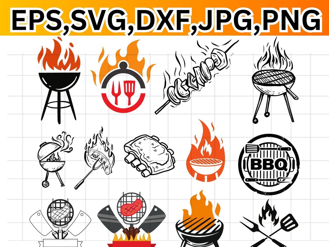 BBQ Svg\ BBQ Svg Files\ BBQ Svg Bundle\ Barbeque Svg\ Barbeque Clipart ...