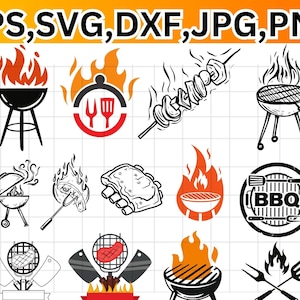 BBQ Svg\ BBQ Svg Files\ BBQ Svg Bundle\ Barbeque Svg\ Barbeque Clipart ...