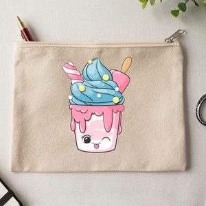 Kawaii Cute Ice Cream PNG Bundle\ Kawaii Ice Cream and Lollies Clipart ...