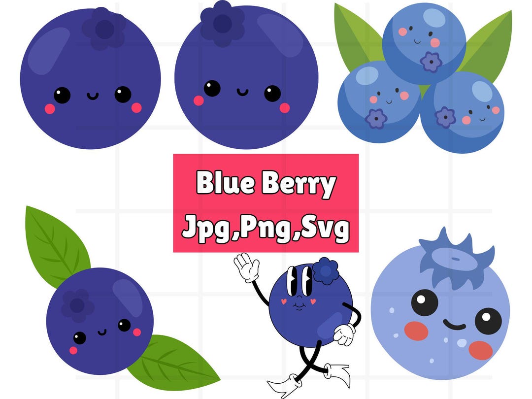 Blueberry Svg Bundle\ Fruit Svg\ Svg Designs\ Blueberry Clipart ...