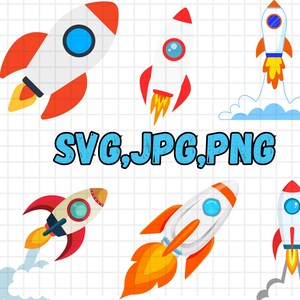 Spaceship SVG\ Rocket SVG\ Spaceship Bundle Svg\ Spaceship PNG\ Rocket ...