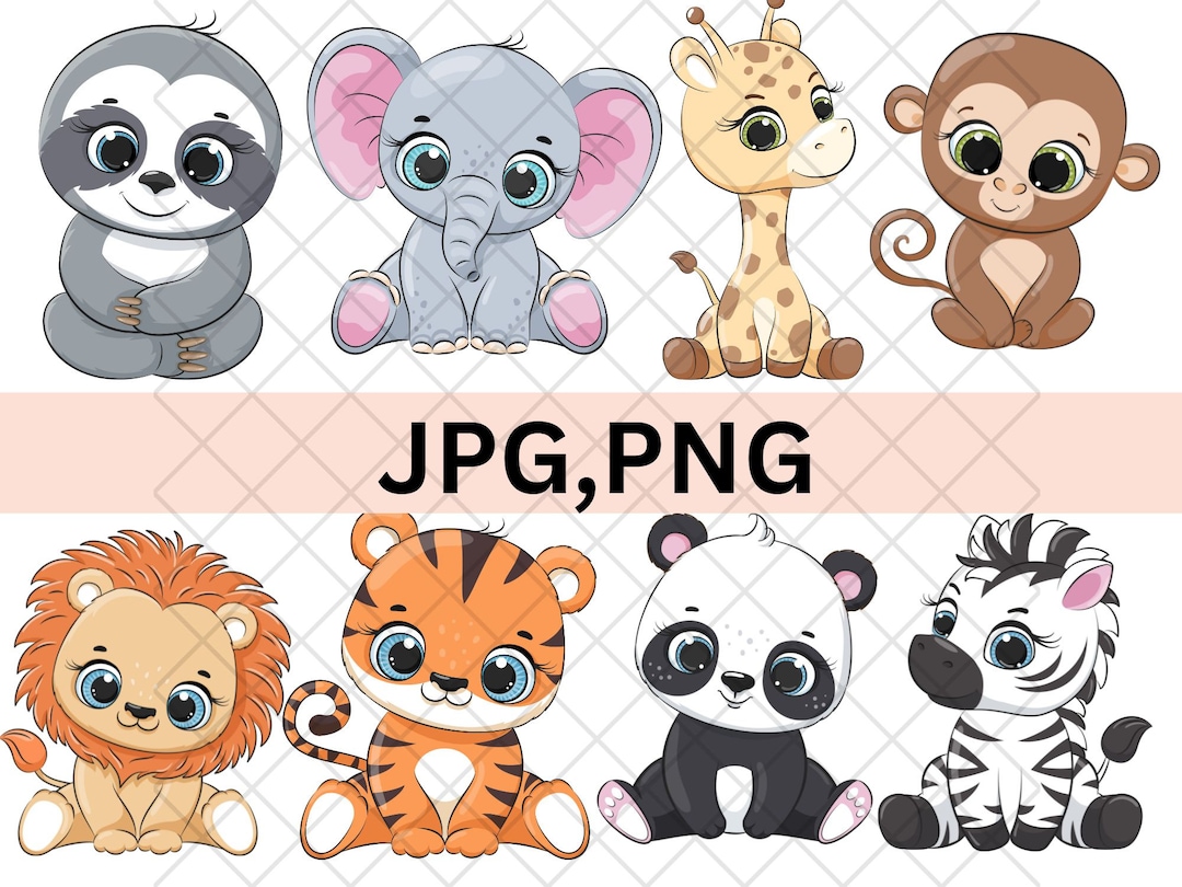 Jungle Safari Animals SVG Bundle\ Giraffe\ Elephant\ Rhino\ Lion King ...