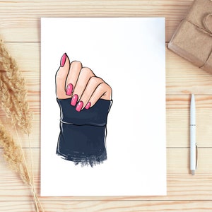 Nail Tech SVG Bundle\ Nail Artist SVG Cut File\ Girl Hand Svg\ Nail Art ...