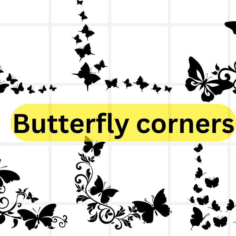 Butterfly Flourish - Etsy