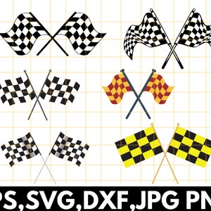 Racing Flag SVG\ Race Flag\ SVG (layered)\ PNG\ Dxf\ Eps Format\ Cricut ...