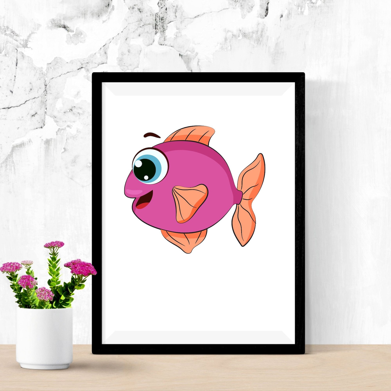 Cartoon Fish Svg\ Fish Svg\ Sea Clipart\ Fishing Clipart\ Ocean Clipart ...