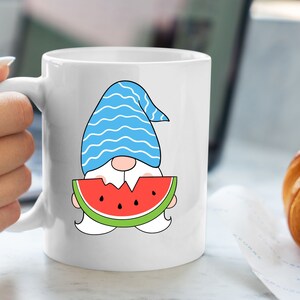 Watermelon Gnome Clipart\ Summer Gnomes Clipart\ Summer Fruit Clipart ...