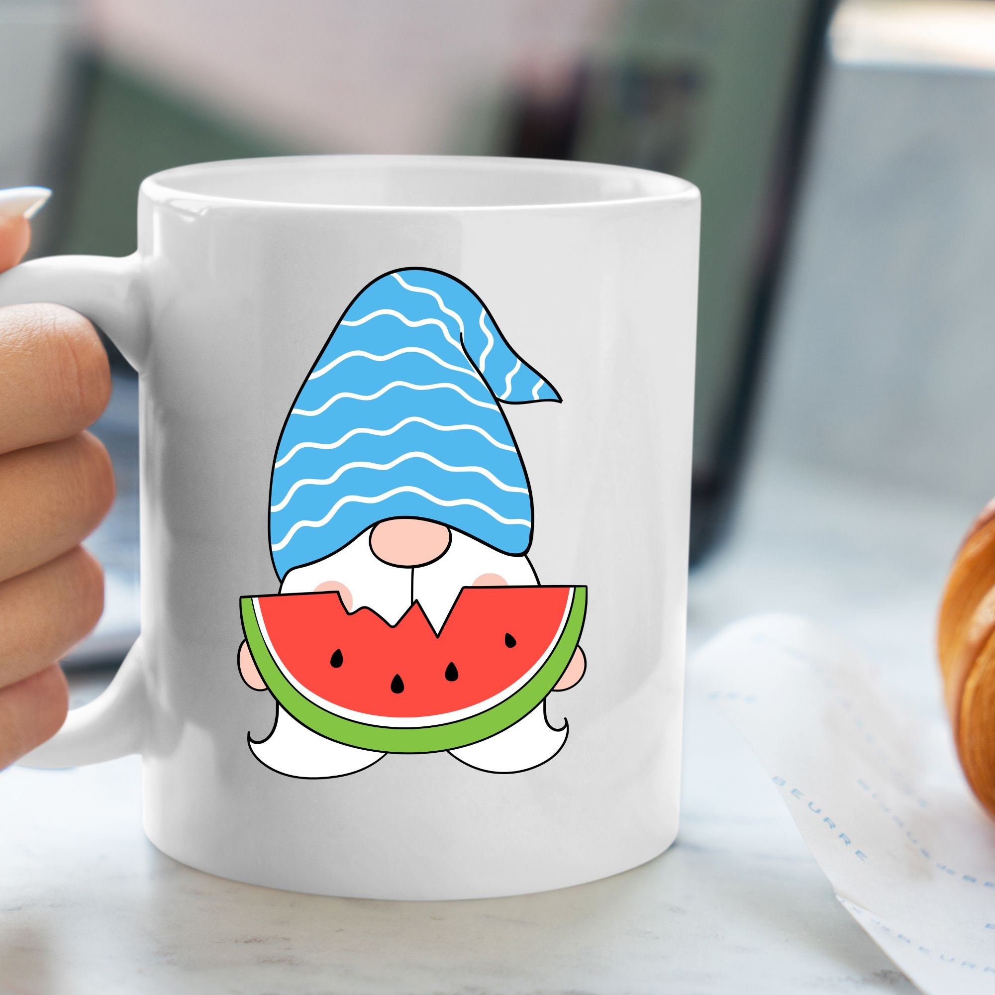 Watermelon Gnome Clipart\ Summer Gnomes Clipart\ Summer Fruit Clipart ...