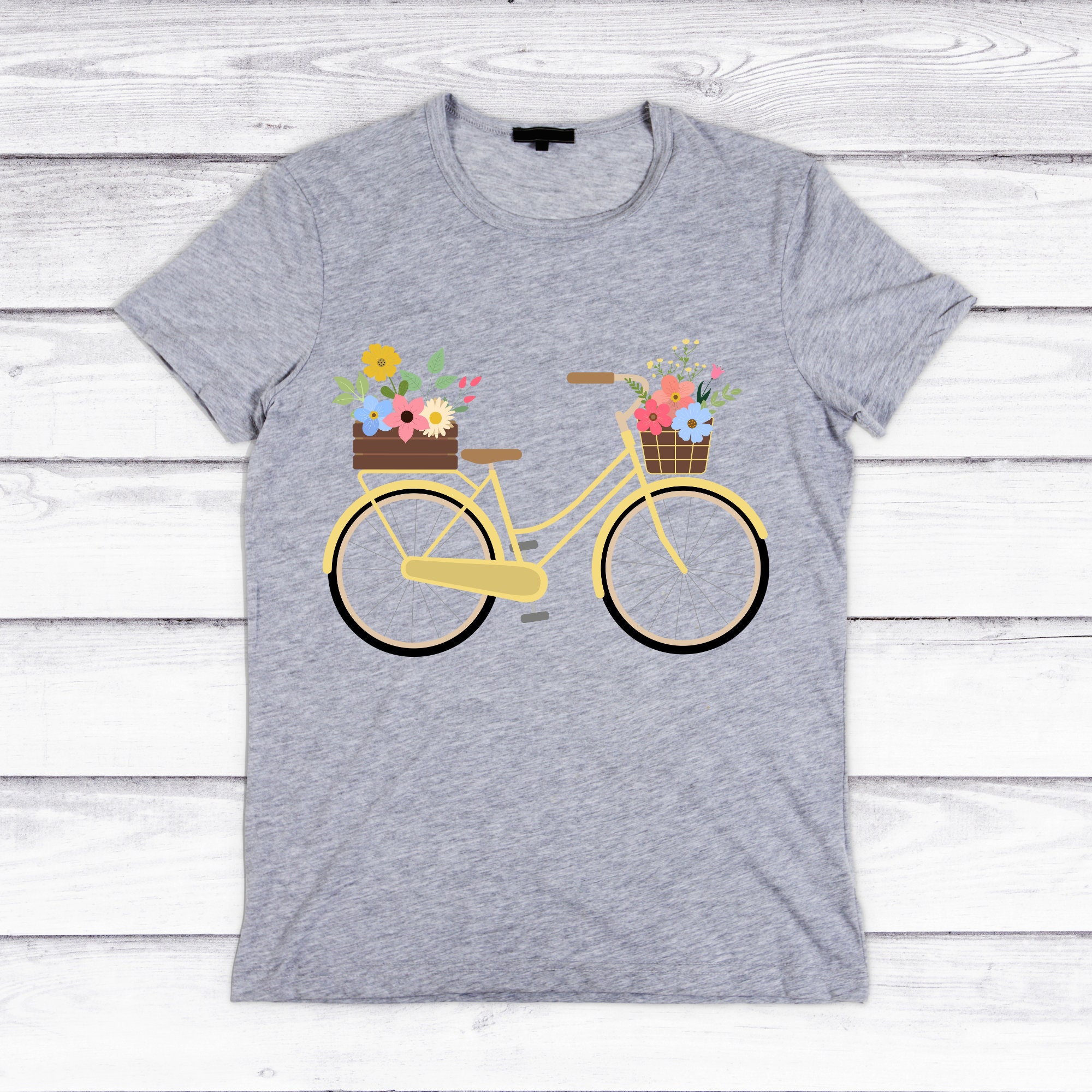 Floral Bicycles Clipart Set VINTAGE BICYCLE in SVG Cycling Svg Travel ...