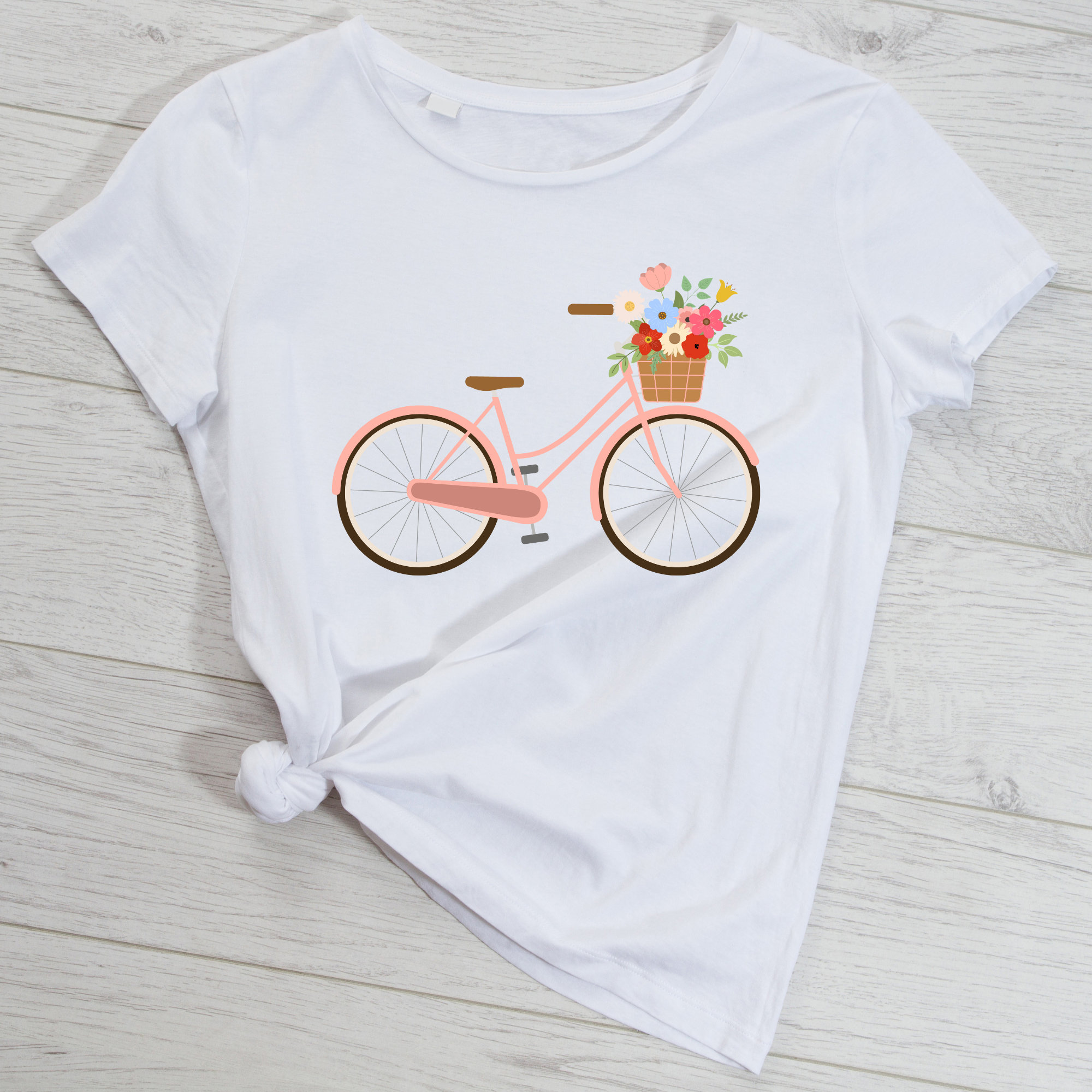 Floral Bicycles Clipart Set VINTAGE BICYCLE in SVG Cycling Svg Travel ...