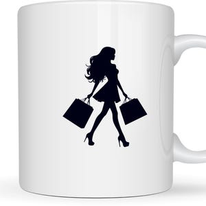 Shopping Girl SVG\ Shopping Girl SVG Bundle\ Shopping Girl Clipart ...