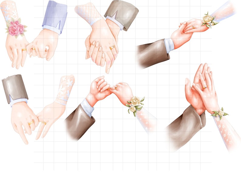 Wedding Holding Hands Henna PNG\ Marry Me Hands\ Mehndi Watercolor ...